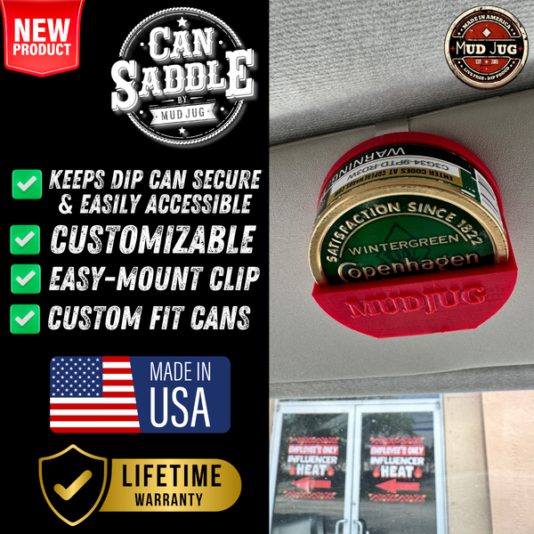 Can Saddle Rebel Red| Mud Jug