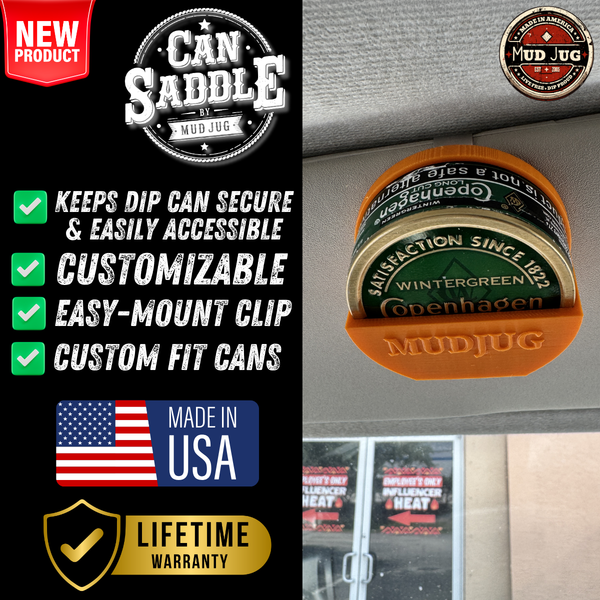 Can Saddle Blaze Orange| Mud Jug