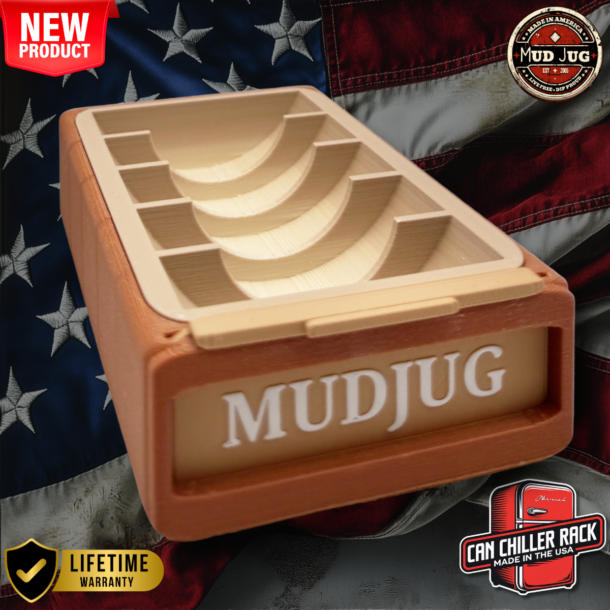 Copperhead Chill Can Chiller Rack| Mud Jug