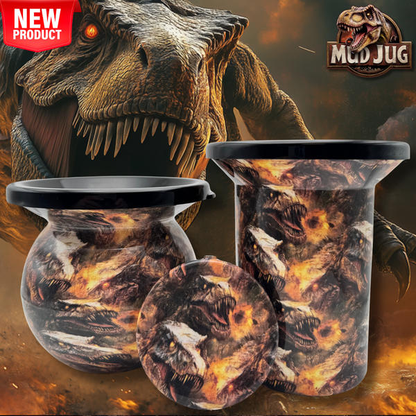 Jurassic Wrath "Limited" Mud Jug© Classic, Roadie and Can Lid Value Pa ...