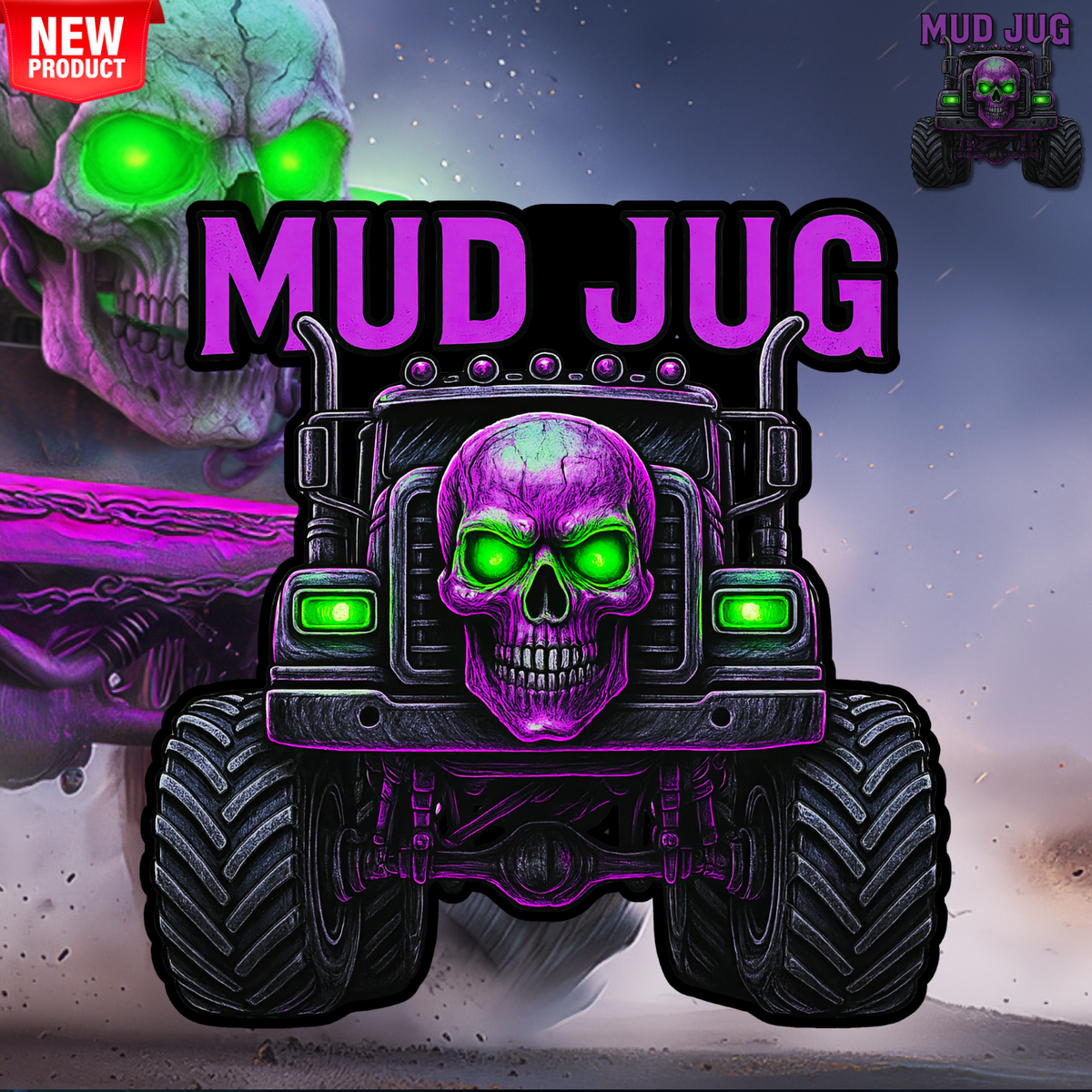 Mud Jug© Chain Reaction Sticker| Mud Jug