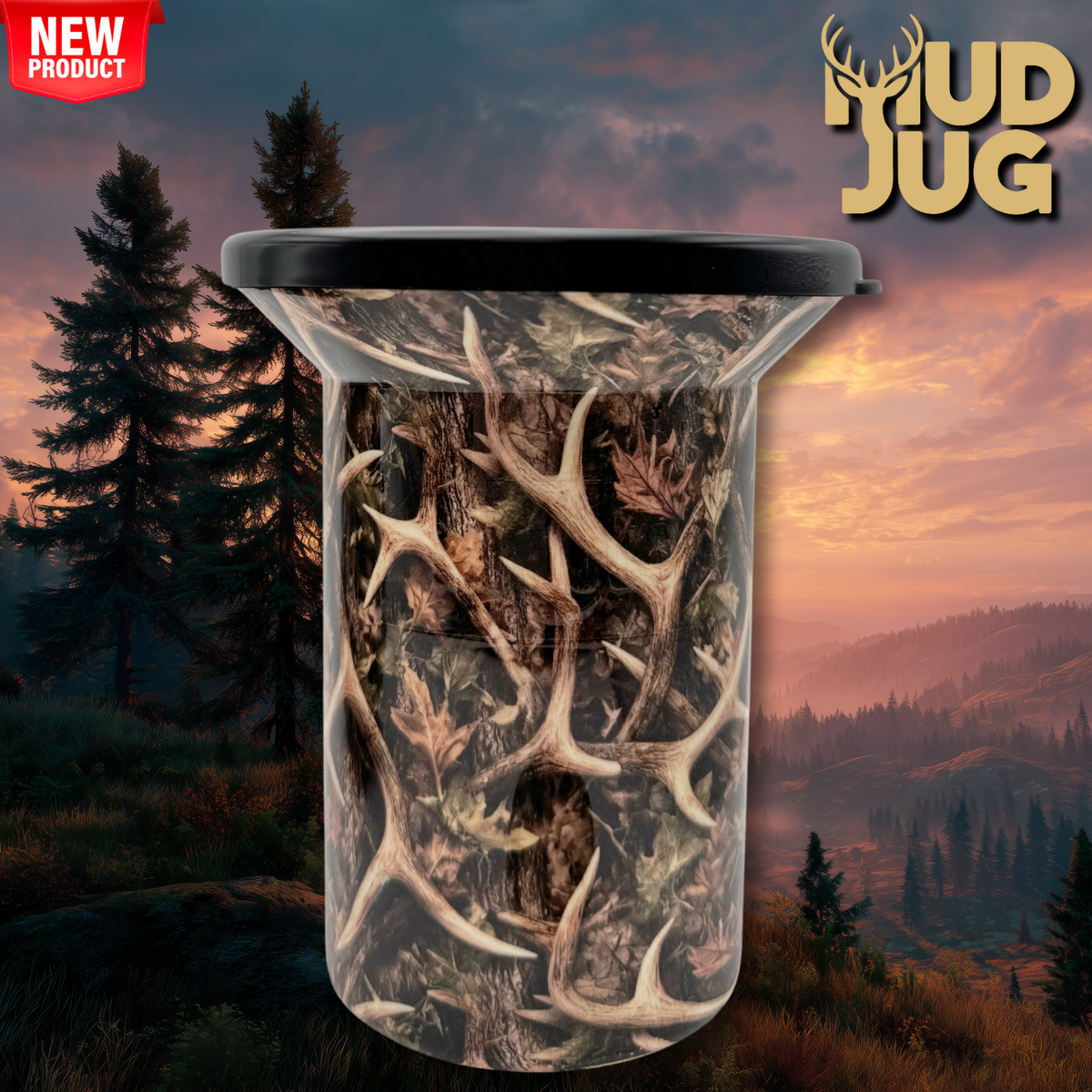 Rack and Timber Camo (Vault Collection) Mud Jug™ Roadie – Portable Spi ...
