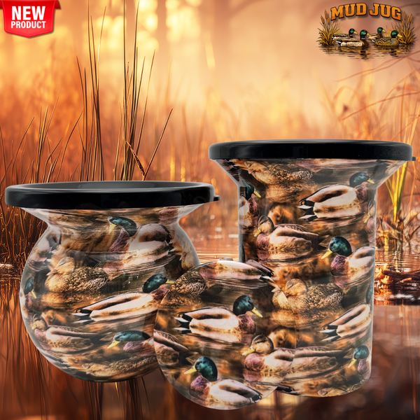 Mallard Drift "Limited" Mud Jug© Classic, Roadie and Can Lid Value Pac ...