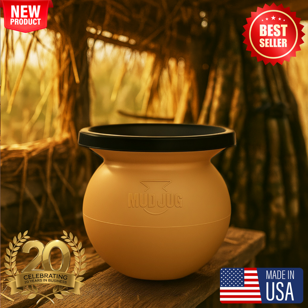 Hunter Orange Mud Jug™ Classic – Portable Spittoon Made in USA| Mud Jug
