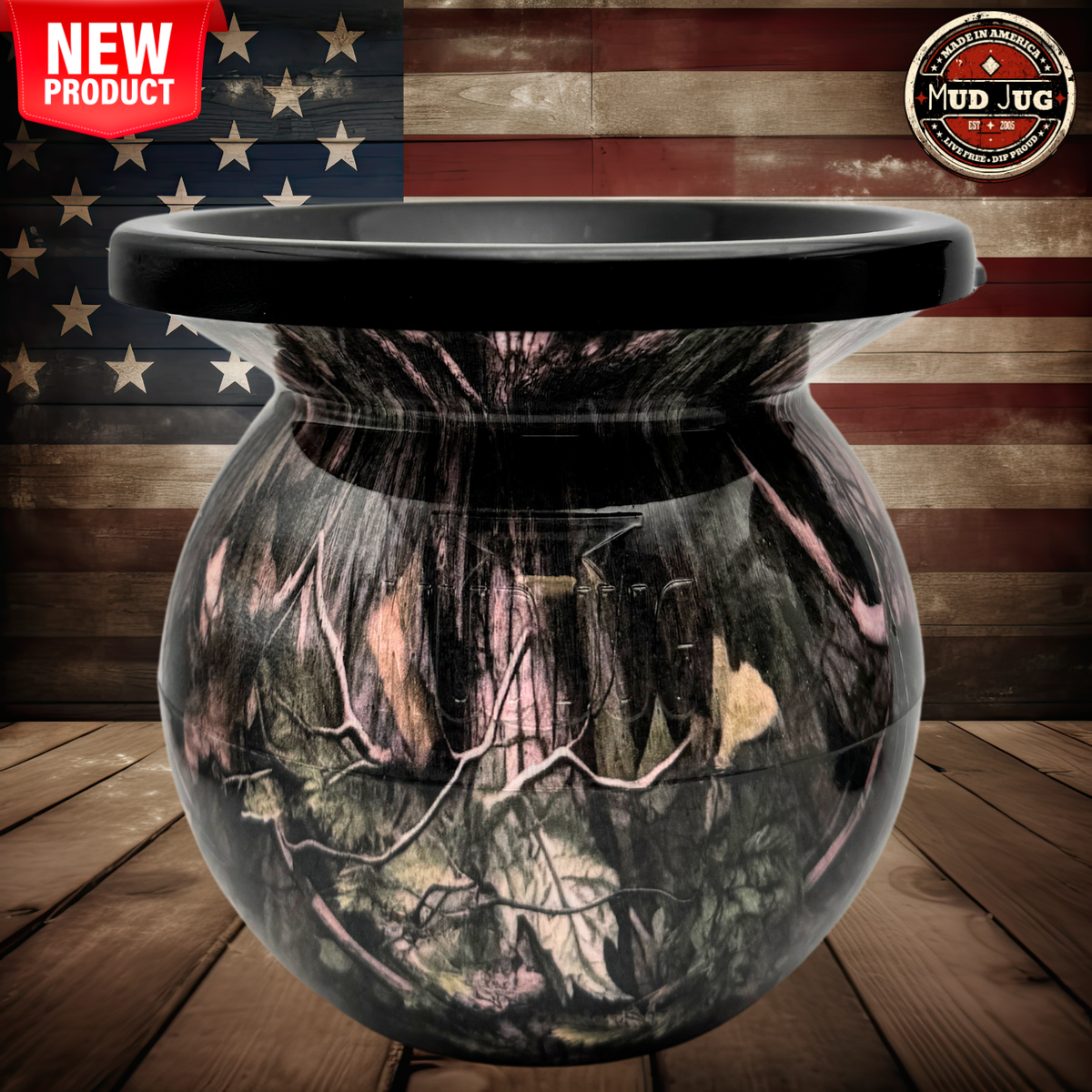 Woodland Wraith Camo Mud Jug© Classic| Mud Jug