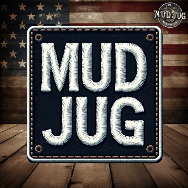 Mud Jug© Denim Patch Sticker| Mud Jug