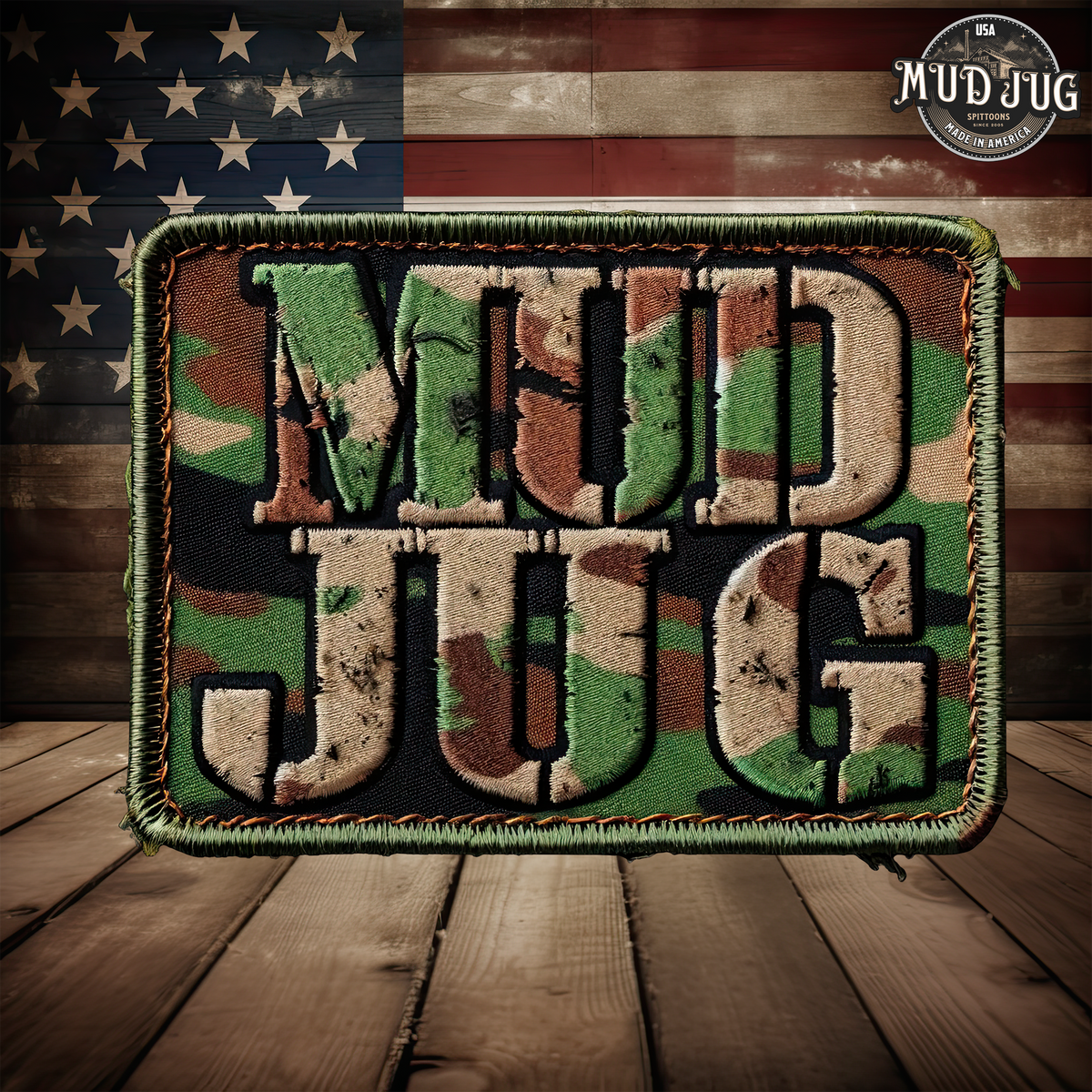 Mud Jug© OG Camo Patch Sticker| Mud Jug
