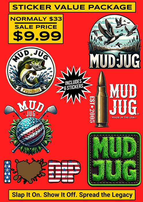 Mud Jug Sticker Smash Pack -4| Mud Jug