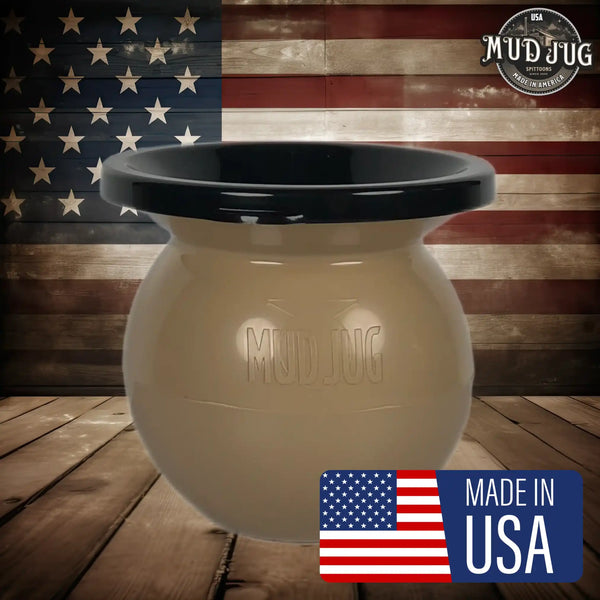 Desert Tan Mud Jug™ Classic – Portable Spittoon Made in USA| Mud Jug