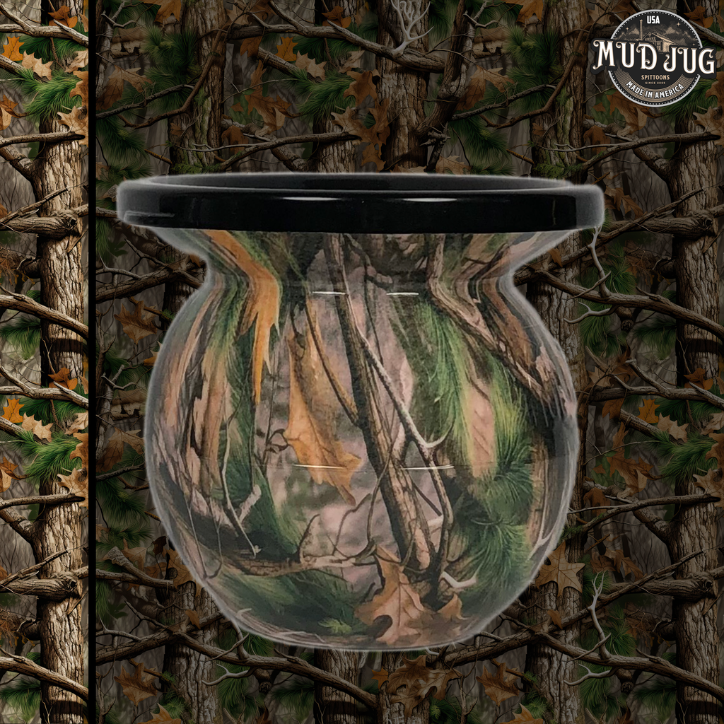 The Woodland Whisper Camo Mud Jug© Classic| Mud Jug