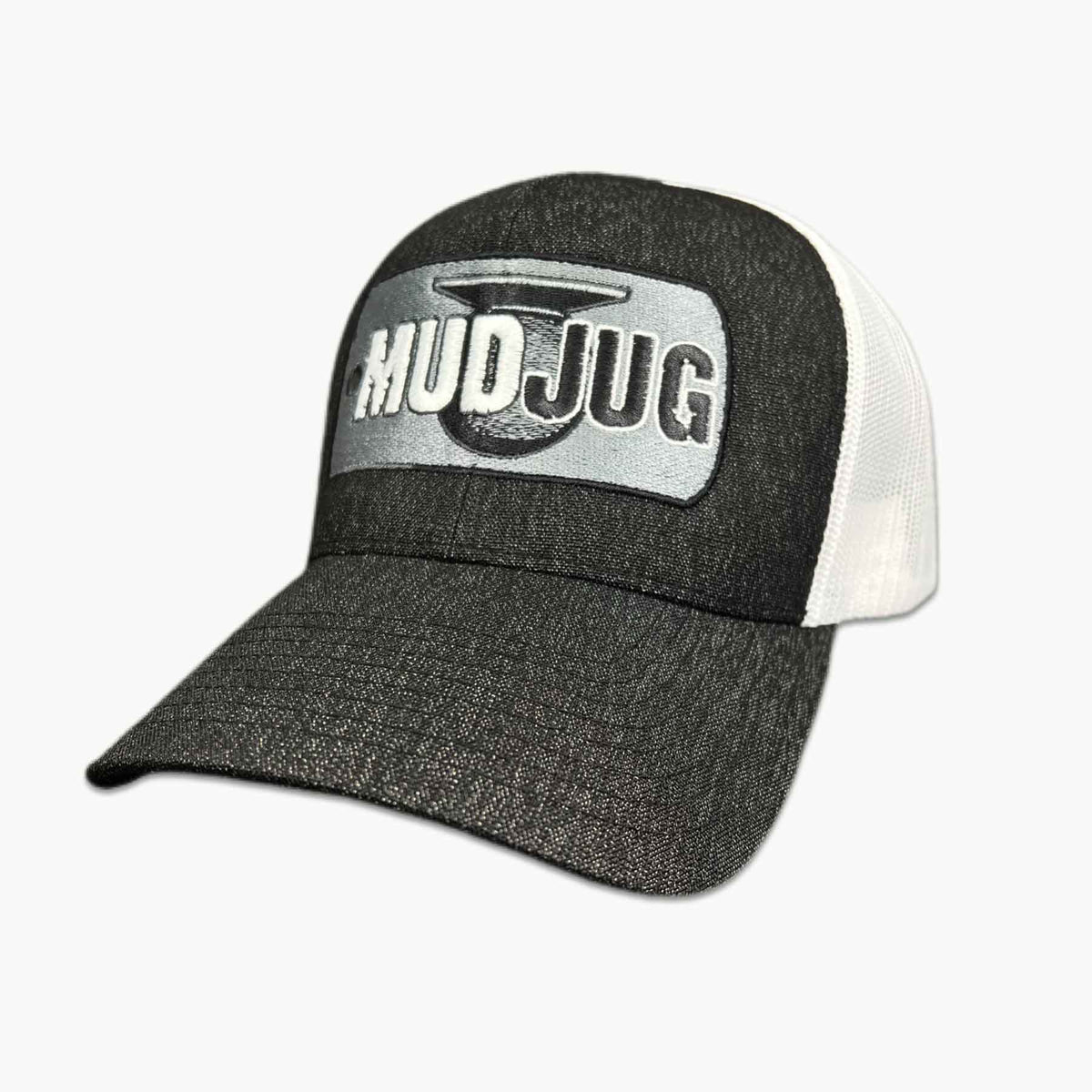 Mud Jug© Dog Tag White and Black Logo Embroidered Hat| Mud Jug