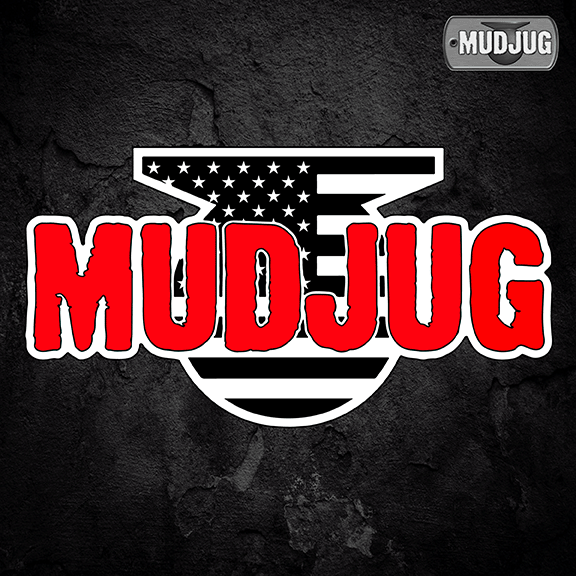 Mud Jug© Red Logo Sticker| Mud Jug